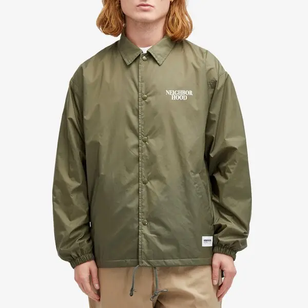 Neighborhood Windbreaker Jacket-1 - Olive Drab | Editorialist